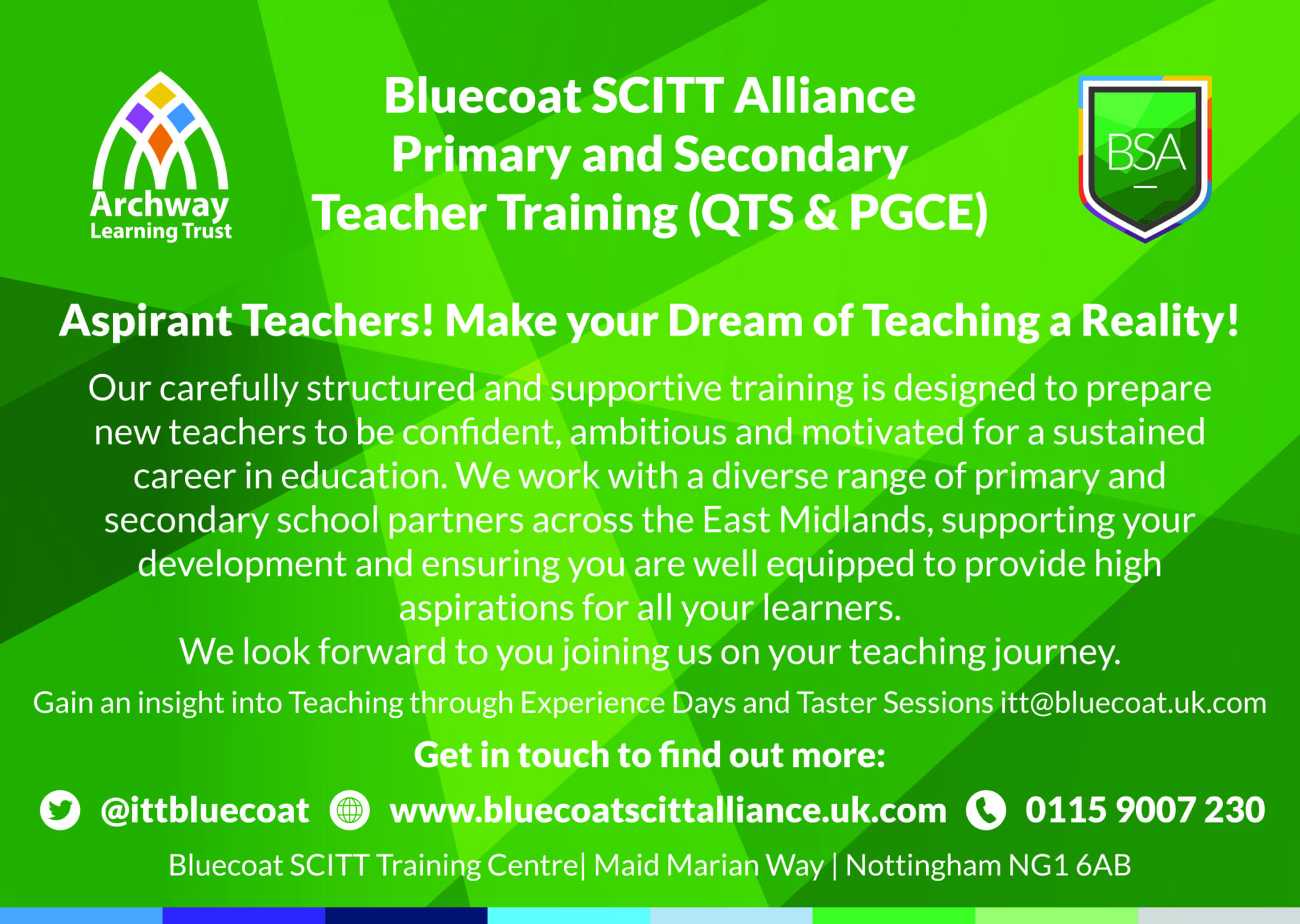 Trainee Teachers Primary Secondary Bluecoat SCITT Alliance Trainee Teachers Primary Secondary Bluecoat SCITT Alliance